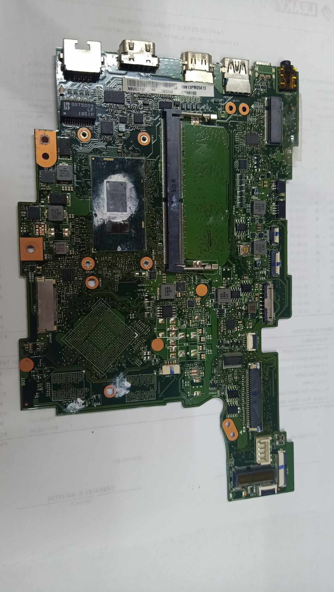ACER Motherboard - Leaky MOSFET
