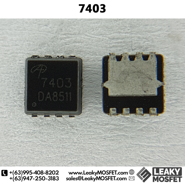 AON7403 N7403 7403 QFN-8 P-Channel MOSFET - Leaky MOSFET