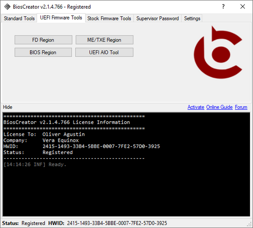 BiosCreator v2.1.22 - (International Version) – Leaky MOSFET