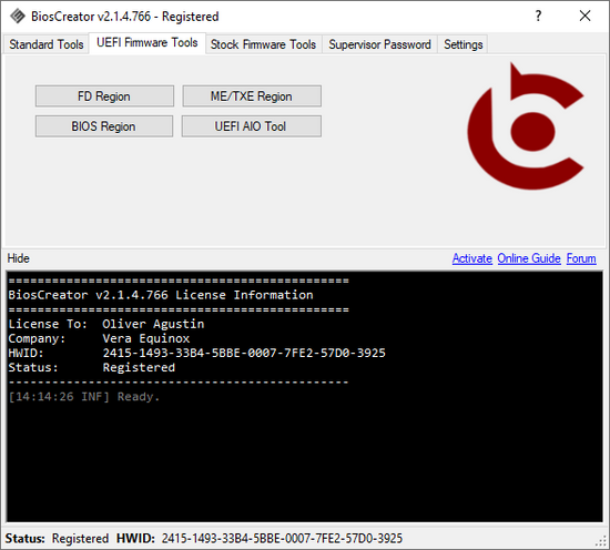 BiosCreator v2.1.22 - (International Version) – Leaky MOSFET