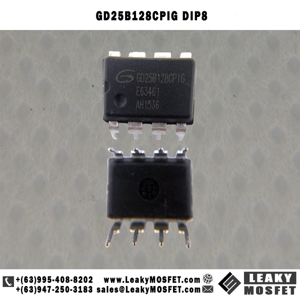 GD25B128CPIG DIP8 - Leaky MOSFET