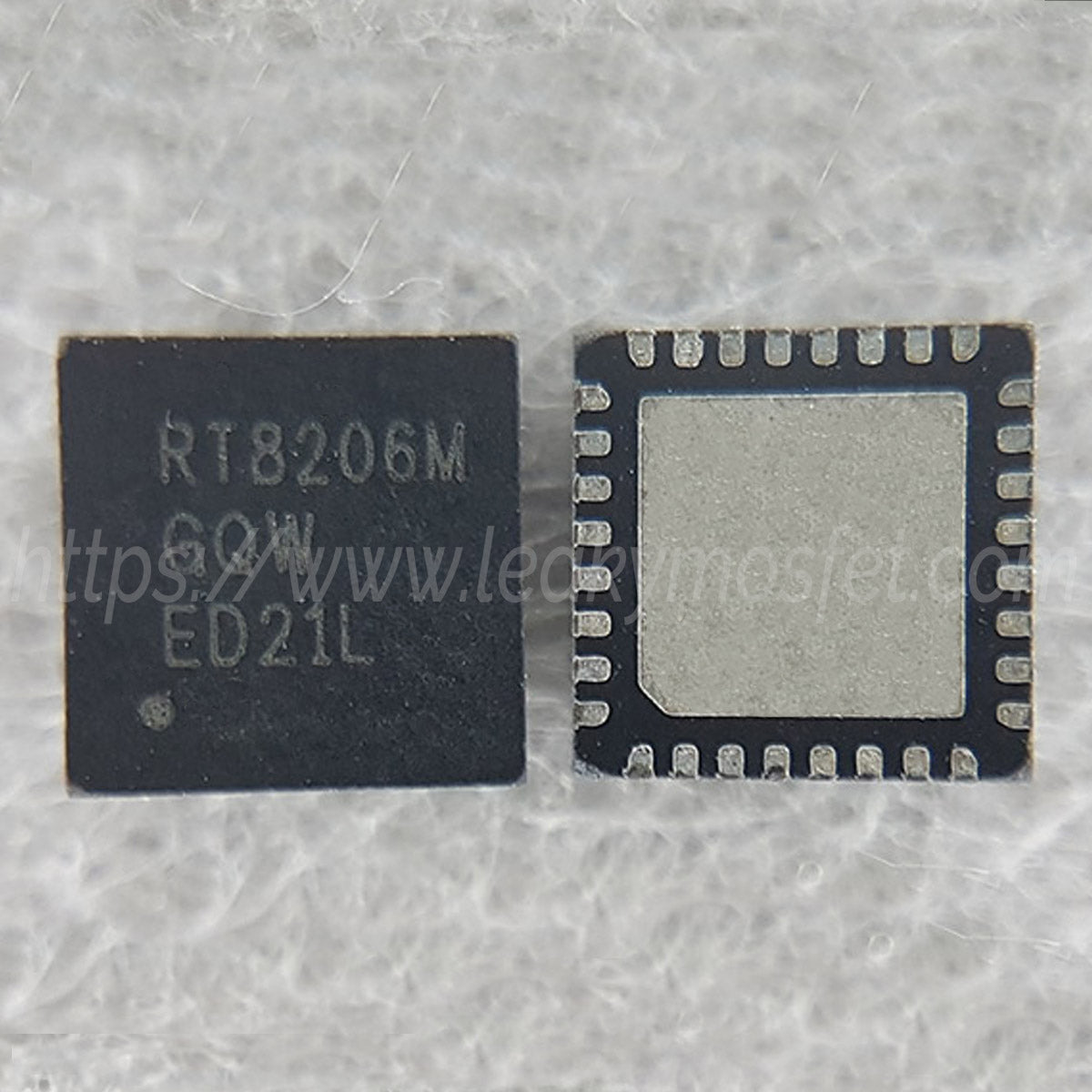 RT8206M RT8206B QFN-32 - Leaky MOSFET
